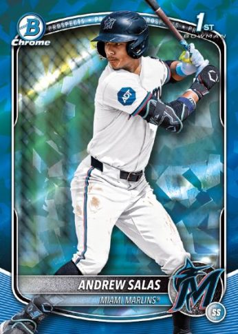 2025 Bowman Chrome Sapphire Baseball Checklist, Box Info