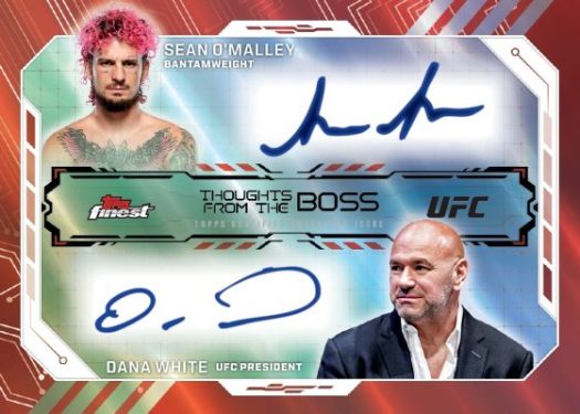 2025 Topps Finest UFC Checklist Details, Box Info