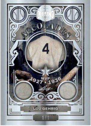 2025 Leaf A Bronx Legacy Baseball Checklist, Box Info