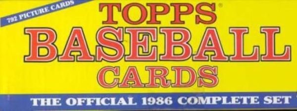 1986 Topps Baseball Breakdown with Most Valuable Cards - Beckett News
