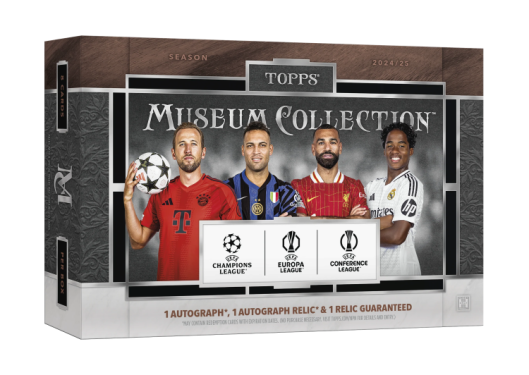 2024-25 Topps Museum Collection UEFA Soccer Checklist, Box Info