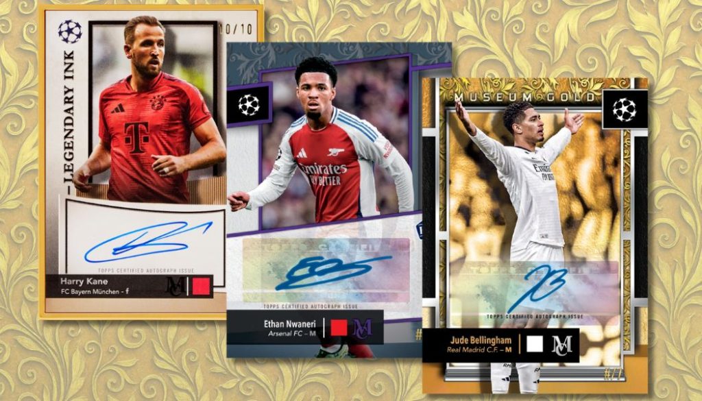 2023-24 Topps Museum Collection UEFA Checklist, Box Info