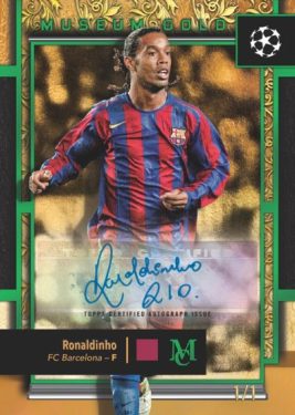 2024-25 Topps Museum Collection UEFA Soccer Checklist, Box Info