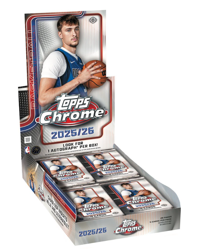 2025-26 Topps Chrome Basketball Checklist, Team Sets, Box Info