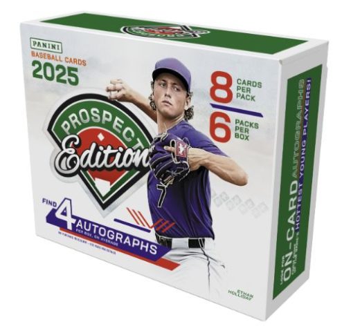 2025 Panini Prospect Edition Baseball Checklist Details, Box Info