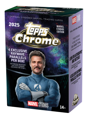 2025 Topps Marvel Studios Chrome Checklist, Box Info, Details