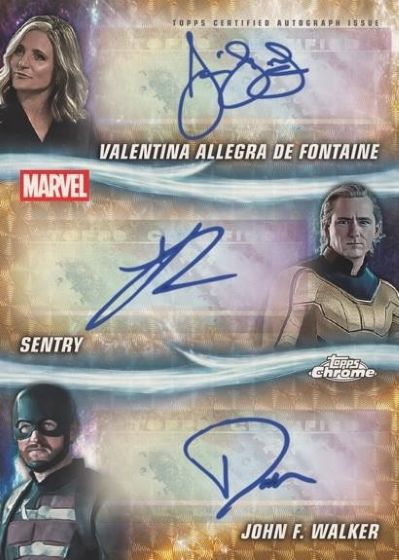 2025 Topps Marvel Studios Chrome Checklist Details