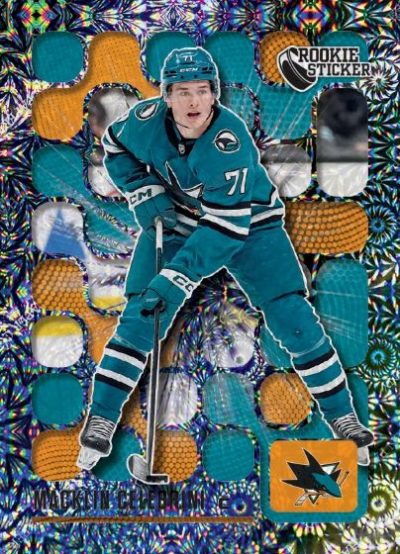 2025-26 Topps NHL Sticker Collection Checklist Box Info