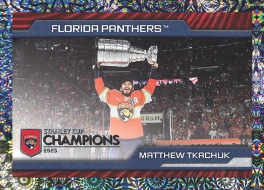2025-26 Topps NHL Sticker Collection Checklist Box Info