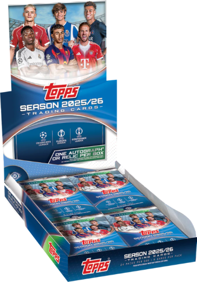 2025-26 Topps UEFA Club Competitions Checklist, Team Sets, Box Info