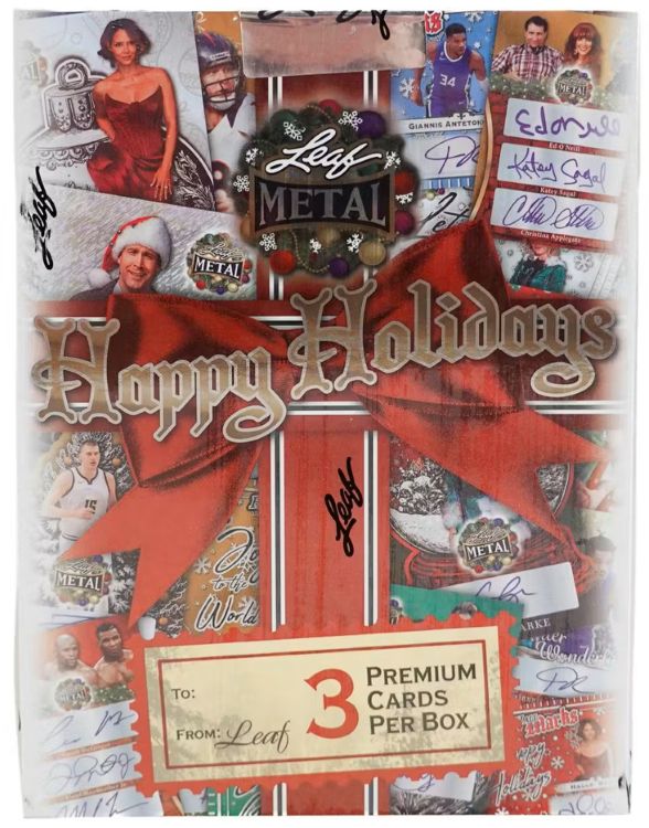 2025 Leaf Metal Happy Holidays Multi-Sport Checklist, Box Info