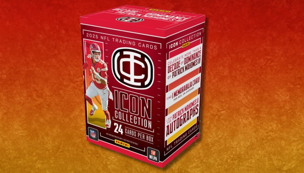 2025 Panini Patrick Mahomes Icons Collection Checklist, Box Info