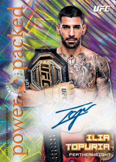 2025 Topps Stadium Club UFC Checklist, Box Info, Release Date