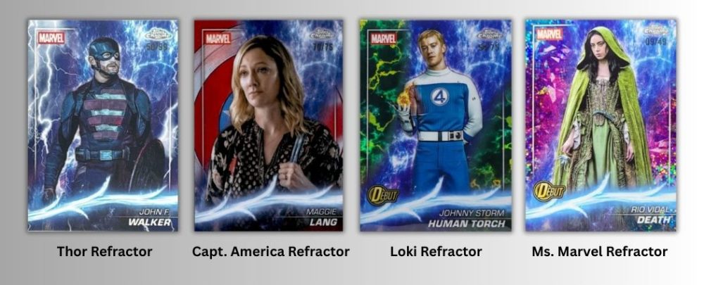 2025 Topps Chrome Marvel Studios Parallel Guide and Image Gallery