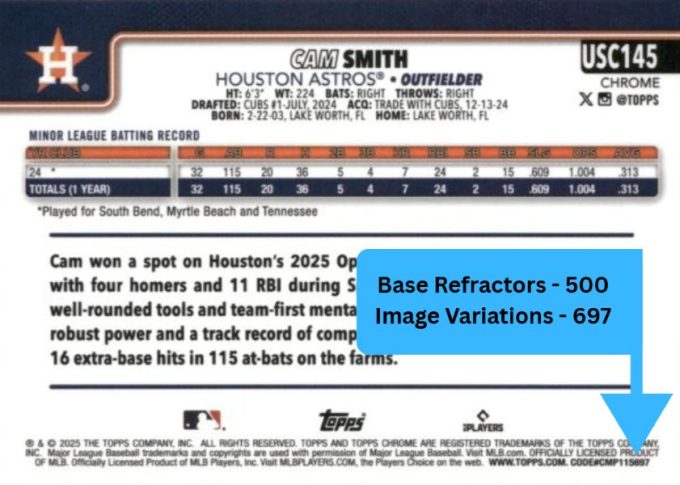 2025 Topps Chrome Baseball Update Series Variations Gallery