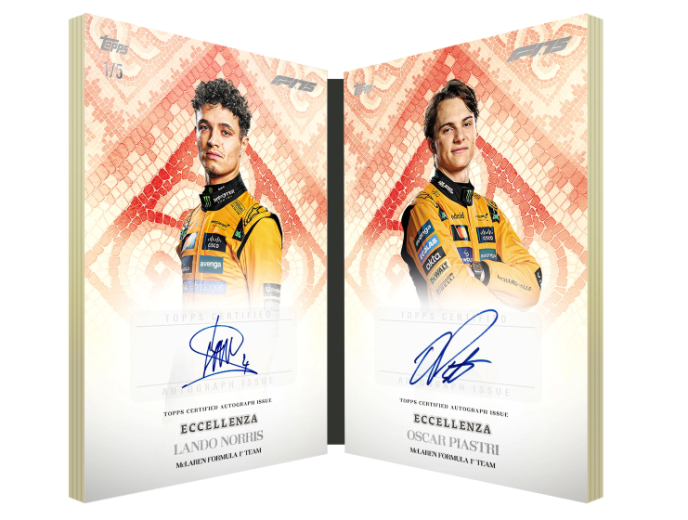 2025 Topps F1 Eccellenza Checklist, Box Info, Release Date