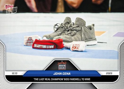Topps Now Tribute to John Cena Includes Autographs, SSPs