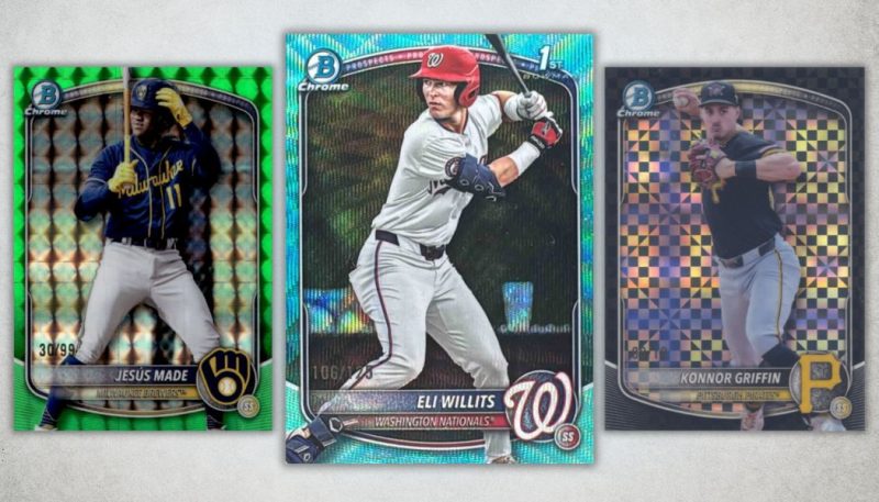 2022 Bowman Draft Baseball Checklist, Team Set Lists, Box Info