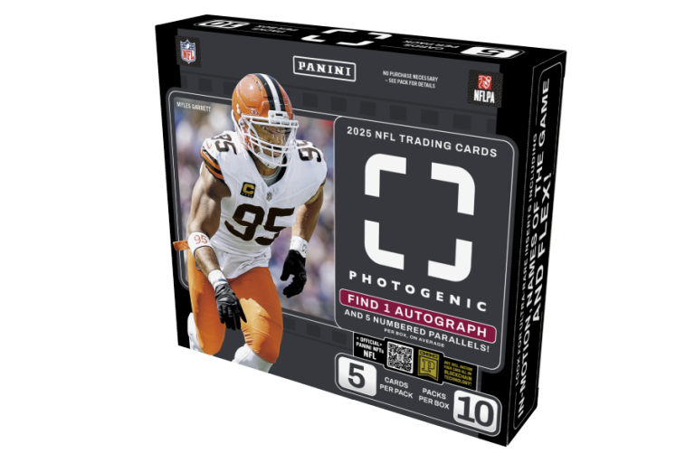 2025 Panini Photogenic Football Checklist, Hobby Box Info