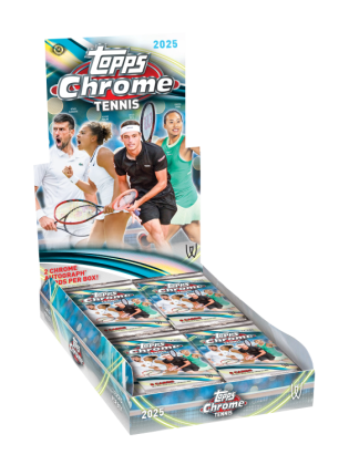 2025 Topps Chrome Tennis Checklist, Hobby Box Info, Release Date