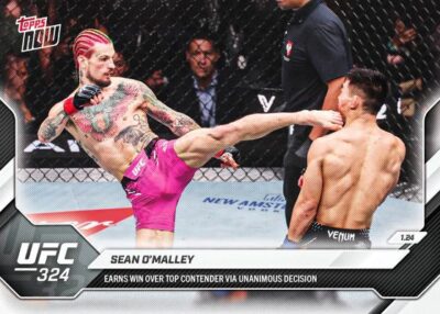 2026 Topps Now UFC Checklist, Print Runs, SPs, Autographs