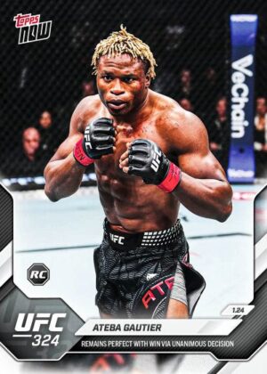 2026 Topps Now UFC Checklist, Print Runs, SPs, Autographs