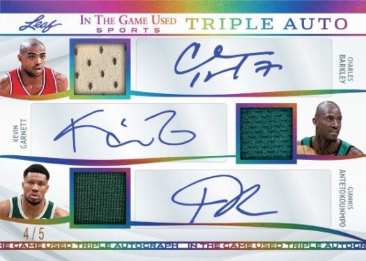 2025 Leaf In The Game Used Multi-Sport Checklist, Box Info