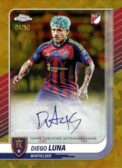 2025 Topps Chrome Sapphire MLS Checklist Details, Box Info