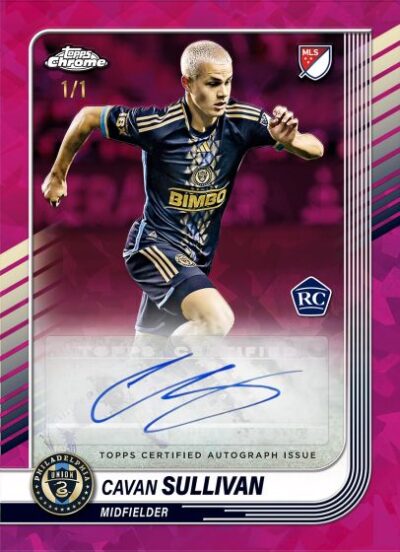 2025 Topps Chrome Sapphire MLS Checklist Details, Box Info