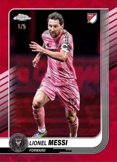 2025 Topps Chrome Sapphire MLS Checklist Details, Box Info