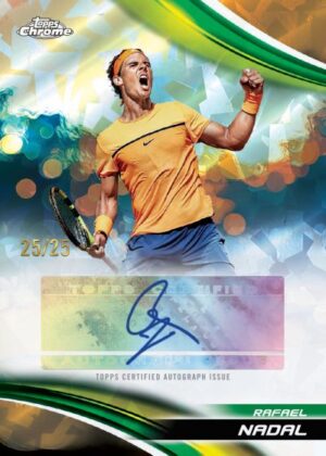 2025 Topps Chrome Sapphire Tennis Checklist, Box Info