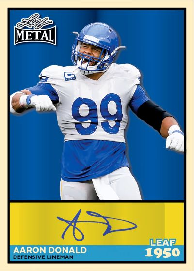 2026 Leaf Metal Football Checklist, Hobby and Jumbo Box Info