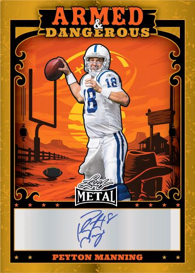 2026 Leaf Metal Football Checklist, Hobby and Jumbo Box Info