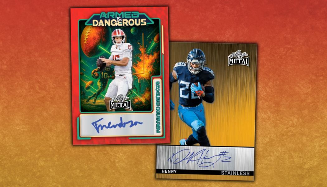 2026 Leaf Metal Football Checklist, Hobby and Jumbo Box Info