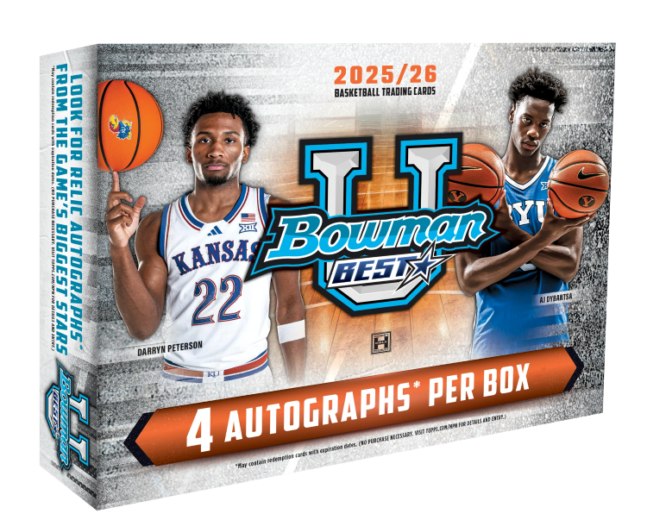 2025-26 Bowman Best University Basketball Checklist, Box Info