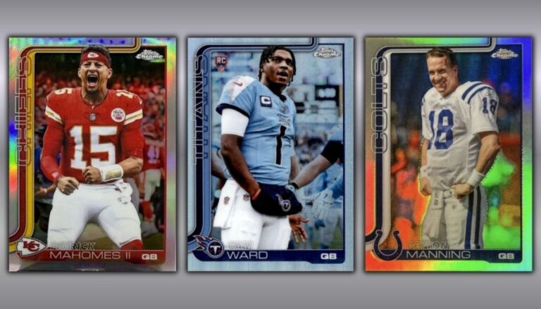 2025 Topps Chrome Football Image Variations Guide and Gallery