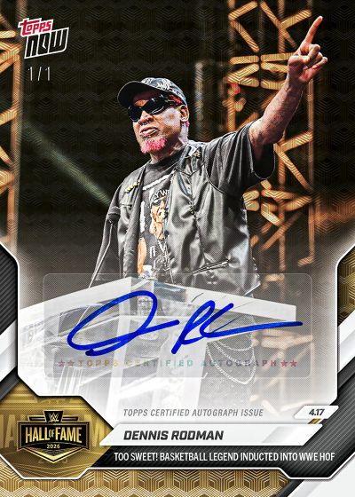 2026 Topps Now WWE Hall of Fame Checklist, Autographs
