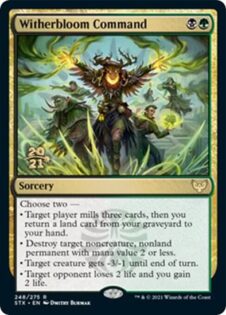 Upgrade Guide for MTG Secrets of Strixhaven Witherbloom Pestilence ...