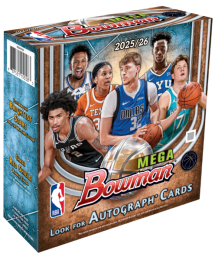 2025-26 Bowman Mega Box Basketball Checklist, Box Info