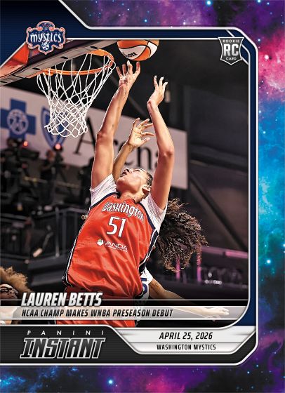 2026 Panini Instant WNBA Checklist, Team Sets and Details