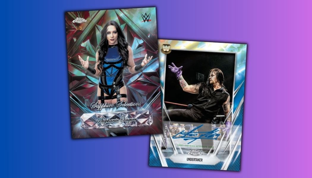 2026 Topps Chrome Sapphire WWE Checklist, Hobby Box Info