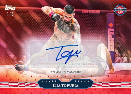2026 Topps UFC Freedom 250 Checklist Details, Release Date