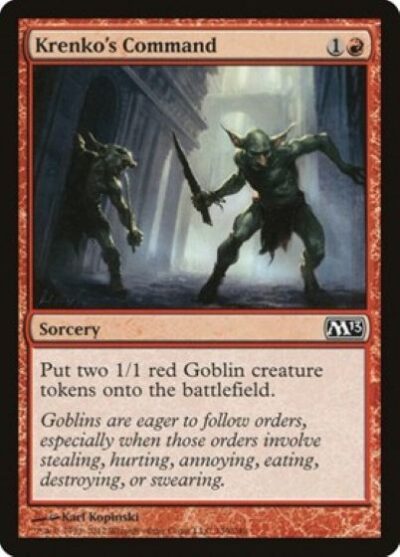 Krenko, Mob Boss Budget MTG Commander Deck Breakdown